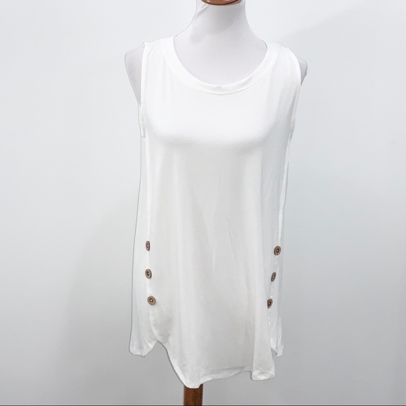 Tops | Hem Top Buttons On Bottom Sides 14 | Poshmark